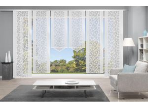 4056751278942 - Schiebegardine HOME WOHNIDEEN JENNA Gr 1 weiß B57cm H245cm Polyester Gardinen Schiebevorhang Jacquard Set HxB 245x57 4056751278942 - Schiebegardine HOME WOHNIDEEN JENNA Gr 1 weiß B57cm H245cm Polyester Gardinen Schiebevorhang Jacquard Set HxB 245x57