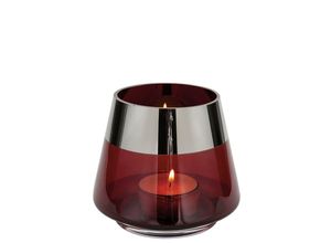 4042911153310 - Konrad Fink - Fink Teelichthalter aus Glas in rot 4042911153310 - Konrad Fink - Fink Teelichthalter aus Glas in rot