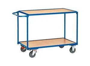 4017976729442 - fetra® leichter Tischwagen 2 Böden 1000 x 700 mm