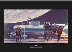 4055065164743 - Bild KOMAR Star Wars Classic RMQ Yavin Hangar bunt (farbe bild(er) bunt) B70cm H50cm Papier Holz Bilder Wandbild zur Dekoration im Kinderzimmer - ohne Rahmen