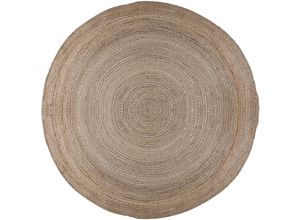4255632536526 - Handgewebter Jute-Teppich in Naturtönen Eden Farbe Braun 133x133 cm Kadima Design 4255632536526 - Handgewebter Jute-Teppich in Naturtönen Eden Farbe Braun 133x133 cm Kadima Design