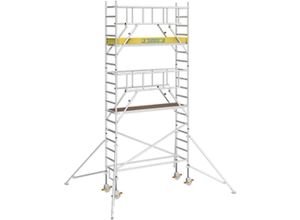 4003866522552 - Zarges Fahrgerüst MultiTower S-PLUS 1T mit Auslegern 180m Plattformlänge 645m AH