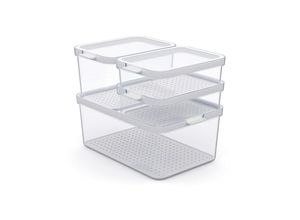 7610859259769 - Kühlschrankbox Cauma  Weiß  Kunststoff  187x19x284 cm  BPA-frei Reach DIN EN ISO 14001 DIN EN ISO 9001  Küchenzubehör