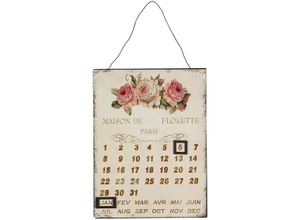 4050223846431 - Metallbild Metallbild Kalender - Rosen 25x33cm Bilder Gr B H T 33 cm x 25 cm x 01 cm 1 St bunt Metallbilder Bilder