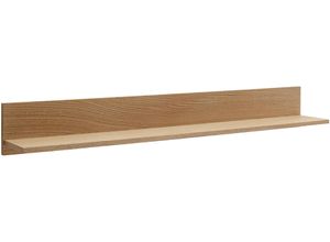 4051833305257 - Wandboard MCA LIVING Araya Wandboard braun (eichenfarben) B1525cm H20cm T22cm Holz teilmassiv Regale FSC-Mix