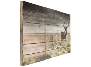 5011583333381 - Holzbild ART FOR THE HOME Woodland Stag braun (farbe bild(er) braunholzoptik) B90cm H60cm T38cm Holz Bilder Wandbild auf Holz SET 3-Teilig Hochlandhirsche 60 x 90 cm 5011583333381 - Holzbild ART FOR THE HOME Woodland Stag braun (farbe bild(er) braunholzoptik) B90cm H60cm T38cm Holz Bilder Wandbild auf Holz SET 3-Teilig Hochlandhirsche 60 x 90 cm