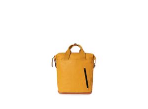 4255717206634 - Notebook-Rucksack AUNTS & UNCLES Rucksack Yaizu Kinder Gr B H T 10cm x 29cm x 24cm mustard Bio-Baumwolle Taschen