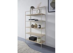 4069745063882 - Mehrzweckregal Alimo kaschmir B80cm H151cm T30cm Metall LEGER HOME BY LENA GERCKE Regale minimalistisches Design Metallgestell 4 Ablageflächen Breite 80 cm