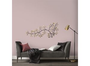 5011583537284 - Wandbild ART FOR THE HOME Branch gold (farbe bild(er) gold) B108cm H49cm T2cm Ø2cm Metall Bilder ration Metal Kunst Gold Zweig 108m x 49 cm