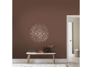 5011583537291 - Wandbild ART FOR THE HOME Mandala Rund rosa (rose) Bilder B H T 80cm x 80cm x 12cm Metall Luxus Metal Art Wanddeko B80cm H80cm T12cm