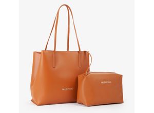 8054942651648 - Shopper VALENTINO BAGS SHOPPING SAMY RE Damen Gr B H T 31cm x 295cm x 14cm braun (cuoio) Polyurethan Taschen Henkeltasche Schultertasche Handtasche Damen
