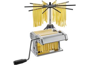 4006664001663 - Nudelmaschine GEFU PASTA PERFETTA silber (silberfarben) B198cm H144cm T199cm Nudelmaschinen 3 Nudelsorten 10 Trocknungsarme