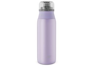 4002458524561 - Trinkflasche ALFI ELEMENT BOTTLE Edelstahlkörper spülmaschinenfest pastel lavender mat H2229cm Edelstahl Kunststoff Tritan Silikon Trinkflaschen 06l Free-Flow Trinksystem mit intuitivem Schraubverschluss
