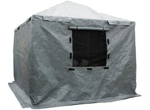 0772830165883 - Pavillon-Schutzhülle SOJAG grau B303cm H292cm L367cm Polyester Planen für Pavillon 10x12