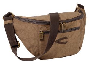 4255619909527 - Umhängetasche CAMEL ACTIVE Journey Damen Gr B H T 39cm x 20cm x 13cm beige Nylon aufgeraut bestickt clean unifarben Taschen aus leichtem robusten Nylon funktional perfekt für alle Lebenslagen