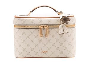 4053533975754 - Kosmetiktasche JOOP cortina 10 flora washbag mhz Damen Gr B H T 24cm x 17cm x 13cm weiß (sanftes weiß) Lederimitat bedruckt Taschen Schminktasche Beautycase Kulturbeutel