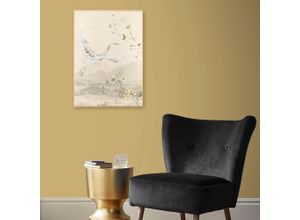 5011583537192 - Leinwandbild ART FOR THE HOME Kran bunt (farbe bild(er) mehrfarbig) B50cm H70cm T35cm Ø35cm Leinwand Bilder Handgemalt Wandbild Gold Metallic 50x70cm