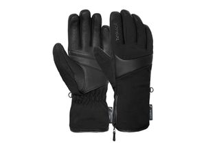 4060485611265 - Skihandschuhe REUSCH Madison R-TEX XT Damen Gr 65 schwarz 75% Polyester 18% Ziegenleder 6% Polyurethan 1% Polyamid unifarben Handschuhe mit wasserdichter atmungsaktiver Funktion 4060485611265 - Skihandschuhe REUSCH Madison R-TEX XT Damen Gr 65 schwarz 75% Polyester 18% Ziegenleder 6% Polyurethan 1% Polyamid unifarben Handschuhe mit wasserdichter atmungsaktiver Funktion