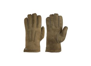 4260478661684 - Lederhandschuhe PEARLWOOD NORTH Damen Gr 10 oliva Schafsleder unifarben Handschuhe warm gefüttert Ziernähte Temperaturregulierend