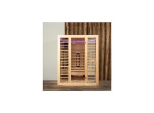 4058166099273 - Infrarotkabine redsun l Deluxe - 153 x 110 x 190 cm - für 3 Personen 6 Vollspektrumstrahler Holz Hemlocktanne i Infrarotsauna Sauna Wärmekabine 4058166099273 - Infrarotkabine redsun l Deluxe - 153 x 110 x 190 cm - für 3 Personen 6 Vollspektrumstrahler Holz Hemlocktanne i Infrarotsauna Sauna Wärmekabine