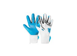 4060485558010 - Torwarthandschuhe REUSCH Attrakt Freegel Aqua Damen Gr 105 weiß (weiß blau) 3% Polyamid 2% Polyurethan 61% Elastodien 34% Polyester mehrfarbig Handschuhe mit Evolution Negative Cut 4060485558010 - Torwarthandschuhe REUSCH Attrakt Freegel Aqua Damen Gr 105 weiß (weiß blau) 3% Polyamid 2% Polyurethan 61% Elastodien 34% Polyester mehrfarbig Handschuhe mit Evolution Negative Cut