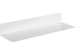 4067602534193 - Wandregal ACTONA GROUP Jonas weiß B50cm H7cm T15cm Metall Regale Winkel Metallregal im industrial Design