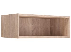4255620814704 - Hängeregal WIHO KÜCHEN Flexi2 Regale Gr B 60 cm braun (eichefarben) Hängeregale Regale Breite 60 cm