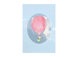 4055065156373 - Bild KOMAR Happy Balloon Blue bunt (farbe bild(er) bunt) B50cm H70cm Holz Papier Bilder Wandbild zur Dekoration - ohne Rahmen