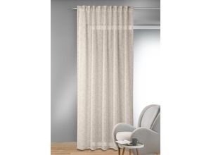 4005241863083 - Gardine Maja Gr 1 beige (leinen) B135cm H245cm Polyester Gardinen Fertigschal