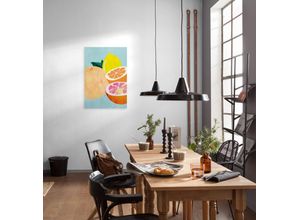 4055065030987 - Leinwandbild KOMAR Mint and Lemonade - Größe 40 x 60 cm bunt (farbe bild(er) bunt) B40cm Papier Holz Bilder Keilrahmenbild mi Echtholzrahmen