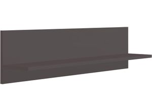 4255621738535 - Wandboard KOCHSTATION KS-Mali Regale Gr B H T 100 cm x 24 cm x 18 cm grau (graphit) Breite 100 cm