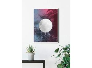 4055065156939 - Bild KOMAR Solum Luna bunt (farbe bild(er) bunt) B40cm H50cm Holz Papier Bilder Wandbild zur Dekoration - ohne Rahmen