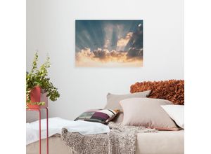 4055065031816 - Leinwandbild Keilrahmenbild - Enlightenment - Größe 60 x 40 cm Baum Berge Blumen Blätter Foto Jahreszeiten Landschaft Meer Natur Palmen Strand (Packung 1 St) 60x40 cm (Breite x Höhe) Keilrahmenbild bunt