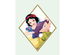 4055065162244 - Bild KOMAR Snow White & Dopey bunt (farbe bild(er) bunt) B40cm H50cm Holz Papier Bilder Wandbild zur Dekoration im Kinderzimmer - ohne Rahmen