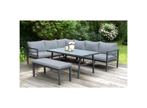 4021472533458 - bellavista® Alu Lounge-Garnitur MAIA inkl Polsterauflagen