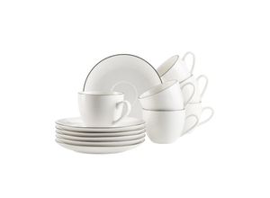 9010933067514 - Espressotassen-Set Porzellan Felise Weiß