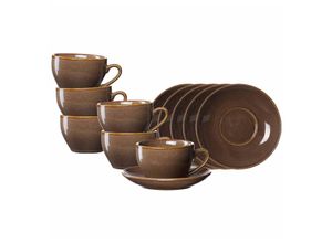 4262517048098 - Kaffeetassen mit Untertassen Sahara 230 ml 6er Set