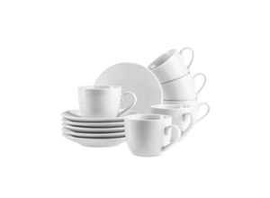 9010933067576 - Espressotassen-Set Porzellan Barca Weiß