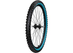 4250845959698 - Komplettrad Felge mit Reifen Mountainbike Felgen Laufradsatz Fahrrad Laufrad schwarz türkis 26 x 235 Hinterrad