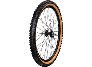 4250845959759 - Komplettrad Felge mit Reifen Mountainbike Felgen Laufradsatz Fahrrad Laufrad schwarz braune Sidewall 26 x 235 Hinterrad