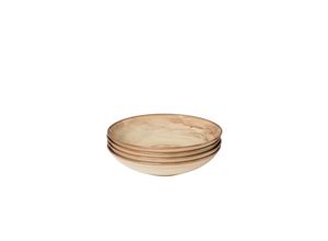 9001794894562 - Suppenteller GIPFELSTÜCK Nebelwald Speiseteller Gr 22 cm beige Scandi-Style glänzende Reaktivglasur jedes Stück ein Unikat