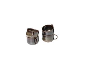9001794894722 - Tasse GIPFELSTÜCK Glockenklang Trinkgefäße Gr 220 ml 4 tlg braun (bronze) Kaffeetasse Scandi-Style Reaktivglasur jedes Stück ein Unikat 4-teilig