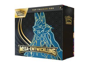 0196214129139 - Pokémon-TCG Mega-Entwicklung - Mega-Lucario Top Trainer Box Sammelkarten