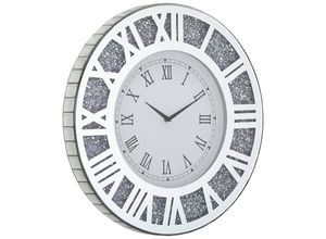 9010585505051 - Wanduhr  Silber  Kunststoff Glas Holzwerkstoff  50x50x44 cm  RoHS CE  Dekoration Uhren Wanduhren 9010585505051 - Wanduhr  Silber  Kunststoff Glas Holzwerkstoff  50x50x44 cm  RoHS CE  Dekoration Uhren Wanduhren