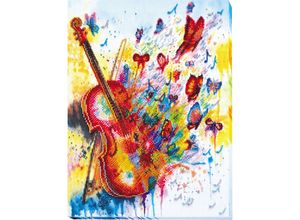 4823095804683 - Perlen-Stickbild Musik 30 x 40 cm