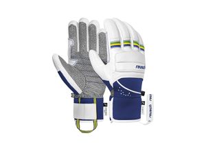 4060485612996 - Skihandschuhe REUSCH Lucas Braathen Damen Gr 105 weiß dunkelblau 50% Ziegenleder 45% Polyester 5% Polyurethan mehrfarbig Handschuhe mit wärmender R-LOFT™ Isolation 4060485612996 - Skihandschuhe REUSCH Lucas Braathen Damen Gr 105 weiß dunkelblau 50% Ziegenleder 45% Polyester 5% Polyurethan mehrfarbig Handschuhe mit wärmender R-LOFT™ Isolation