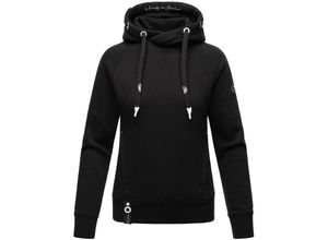 4059072479111 - NAVAHOO Damen Kapuzensweatshirt Hoodie mit Kapuze & Breiten Tunnelzugkordeln Liebesmäuschen