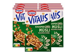 4000521021900 - Vitalis KnusperPlus Nussmischung 450 g 7er Pack