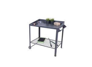 4041908136640 - Mobiler Pflanztisch DIANA Blumentisch Gartentisch Ablage Garten Terrasse Tisch