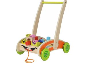 4003046018332 - Eichhorn - Spiel- und Lauflernwagen SMILEY 36-teilig aus Holz in bunt